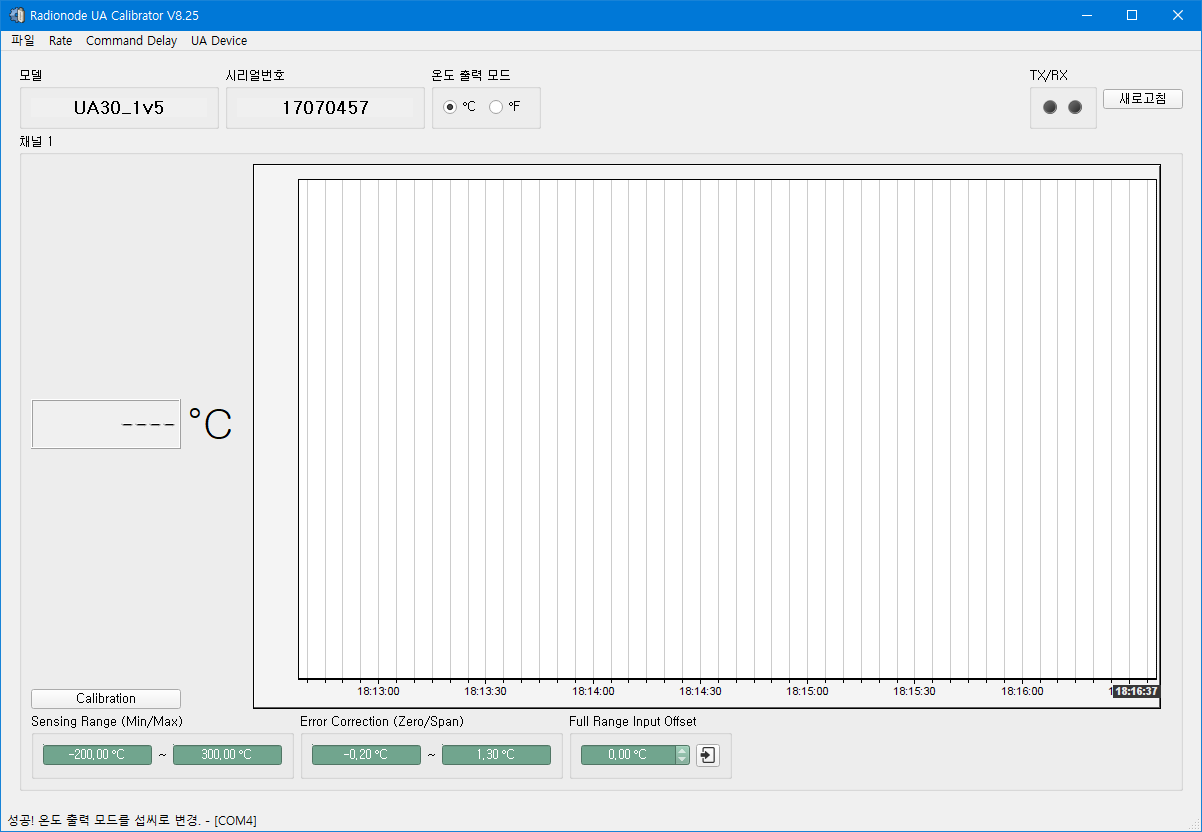 UA Family Calibration – RADIONODE HELP DESK