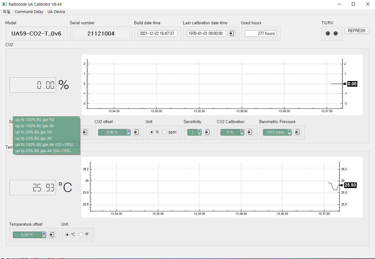 UA Family Calibration – RADIONODE HELP DESK